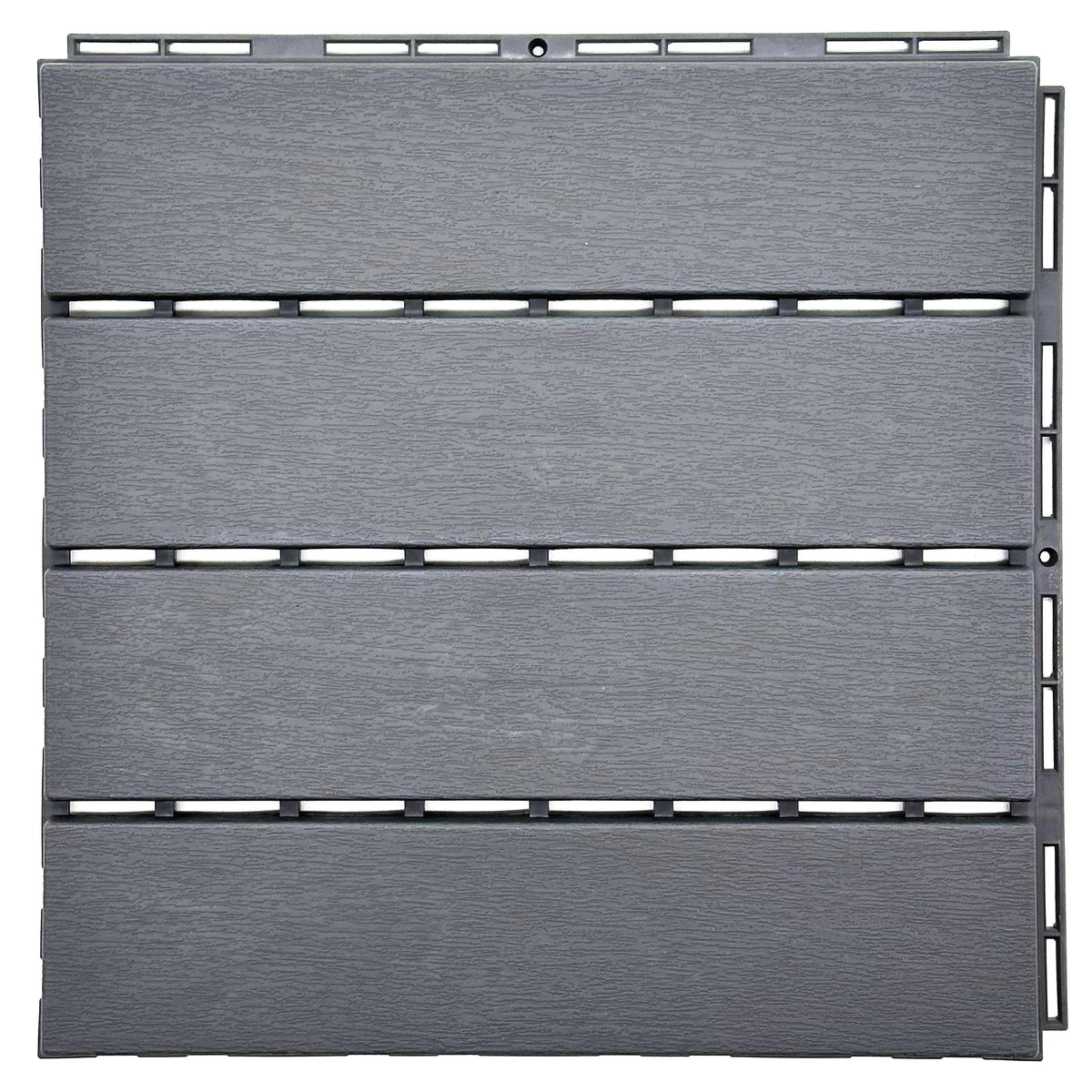 Pack of 12 Polydeck PVC Decking Tiles - Grey – Nicoman.co.uk