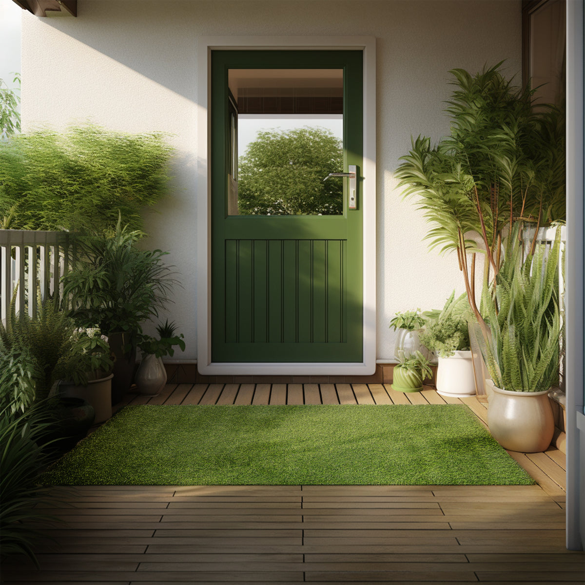 Artificial Grass Door Mat Perfectly Green Synthetic Turf Mat – Nicoman ...