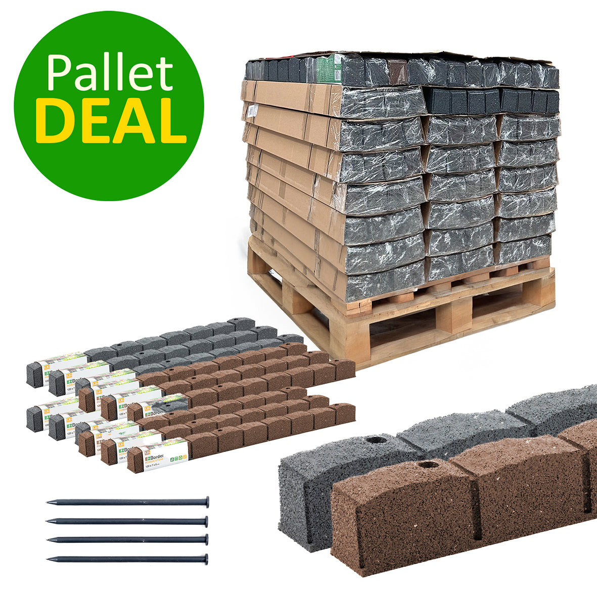 Pallet Offer - Roman Stone Garden Edging Borders | Eco-Friendly ...