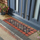 Eco-Friendly Rubber Step Mat with Red Border - Durable and Sustainable ...